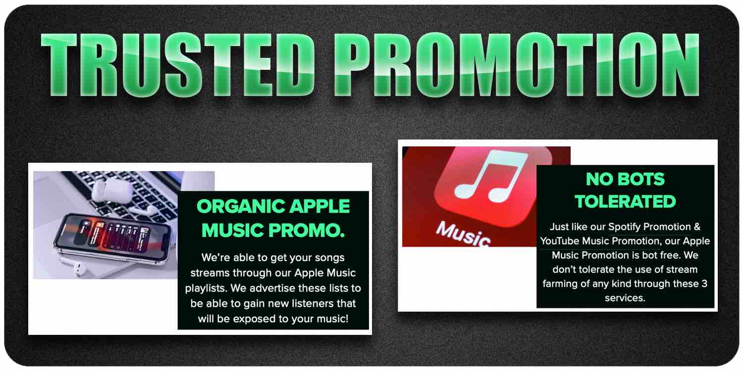 #1 Trusted Apple Music Promotion!